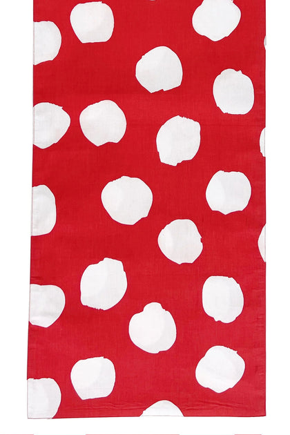 See Design Table Runner Big Smudge Dot Red – KIITOSlife