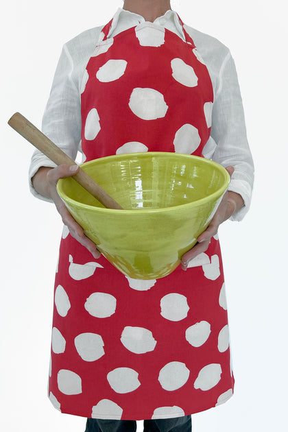 See Design Apron Big Smudge Dot Red – KIITOSlife