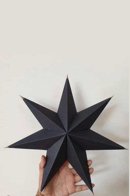 Nest Factory Small Black Paper Star – KIITOSlife